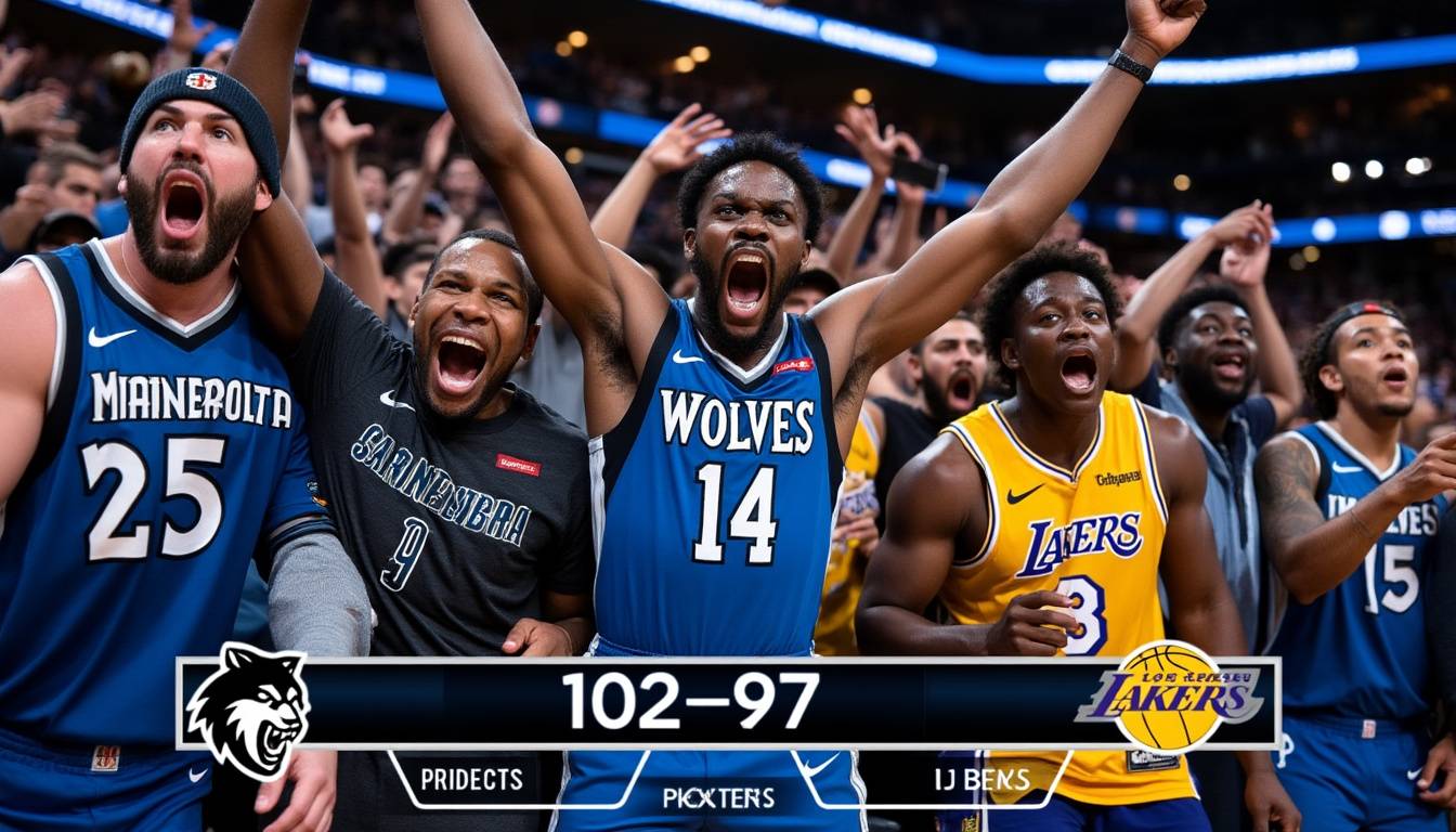 Thrilling showdown: timberwolves vs lakers recap, april 22, 2025