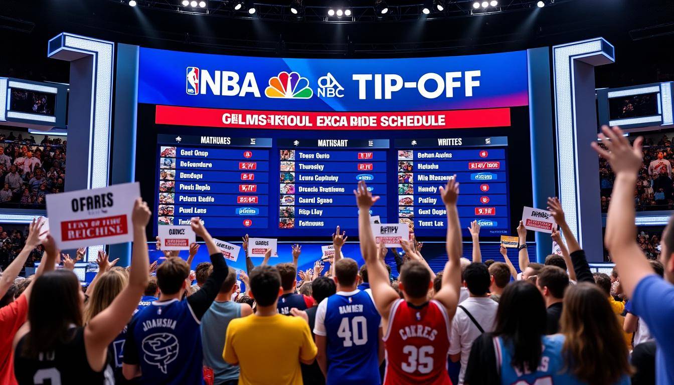 Exclusive reveal of NBA on NBC tip-off and MLK Day game schedule
